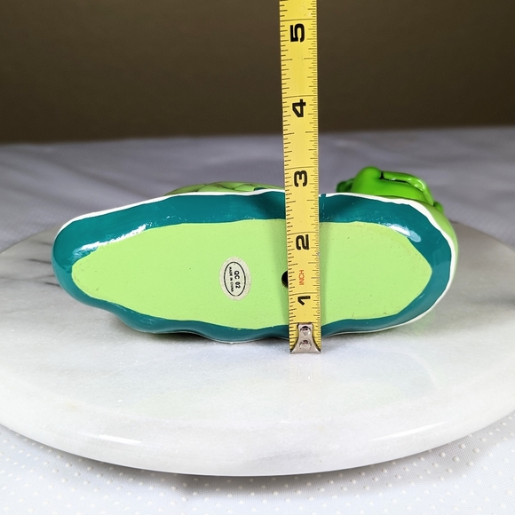 Unbranded | Accents | Vintage Anthropomorphic Snail Figurine Green Smiling Retro 7s Springy ...